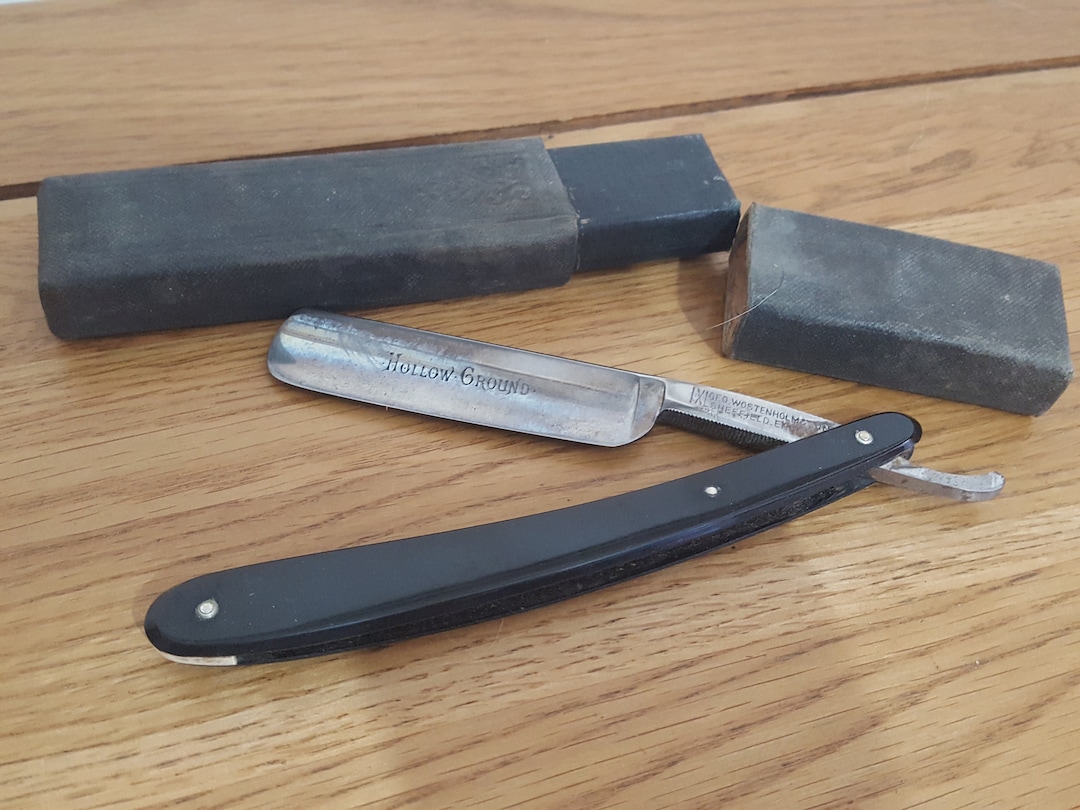 Antique Straight Razor, George Wostenholm of Sheffield, Cut Throat, IXL ...