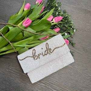 Mrs Purse, Bridal Clutch, Bride Gift, Bridal Shower Gift for Bride to ...