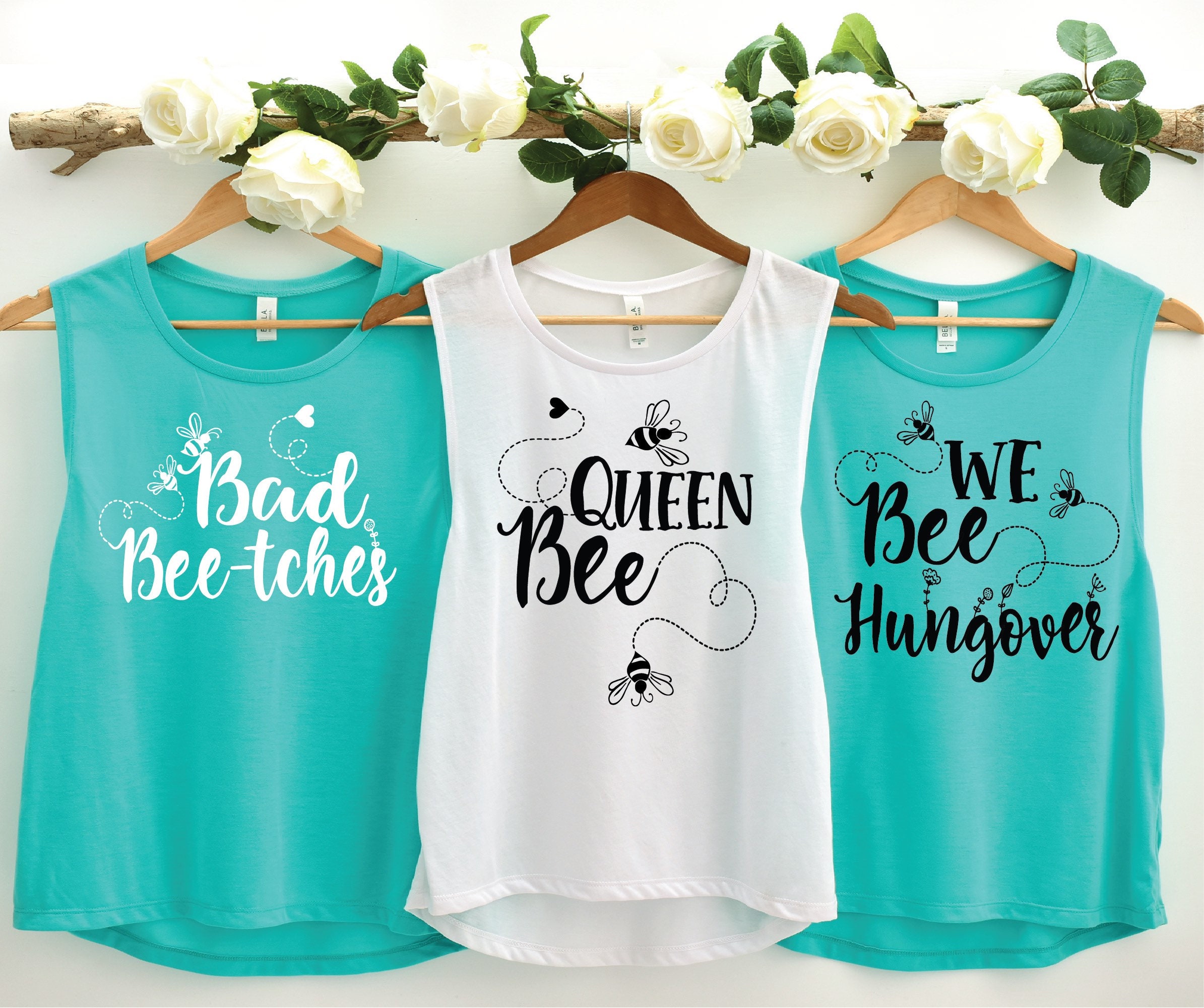 Bride to Bee Tank Top Queen Bee Flowy Tank Let It Bee - Etsy