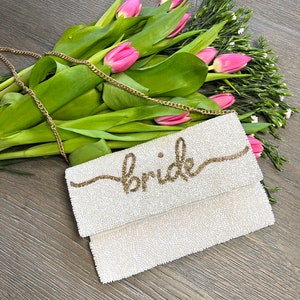 Mrs Purse, Bridal Clutch, Bride Gift, Bridal Shower Gift for Bride to ...