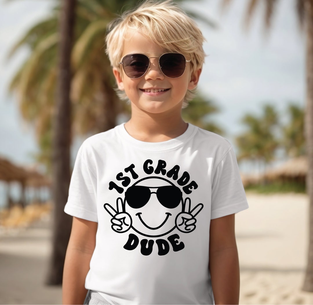 1st Grade Dude Shirt, 3rd Grade Boy Shirt, 4th Grade Dude Shirt, 2nd Grade Dude, Back to School ...