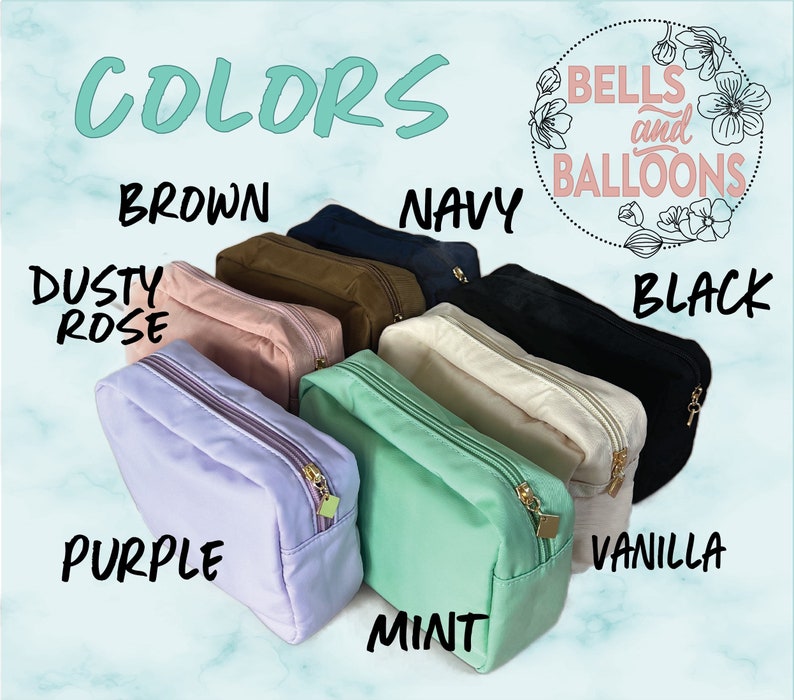 Nylon Makeup Bag Best Friend Gift Bridesmaid Proposal Gift | Etsy