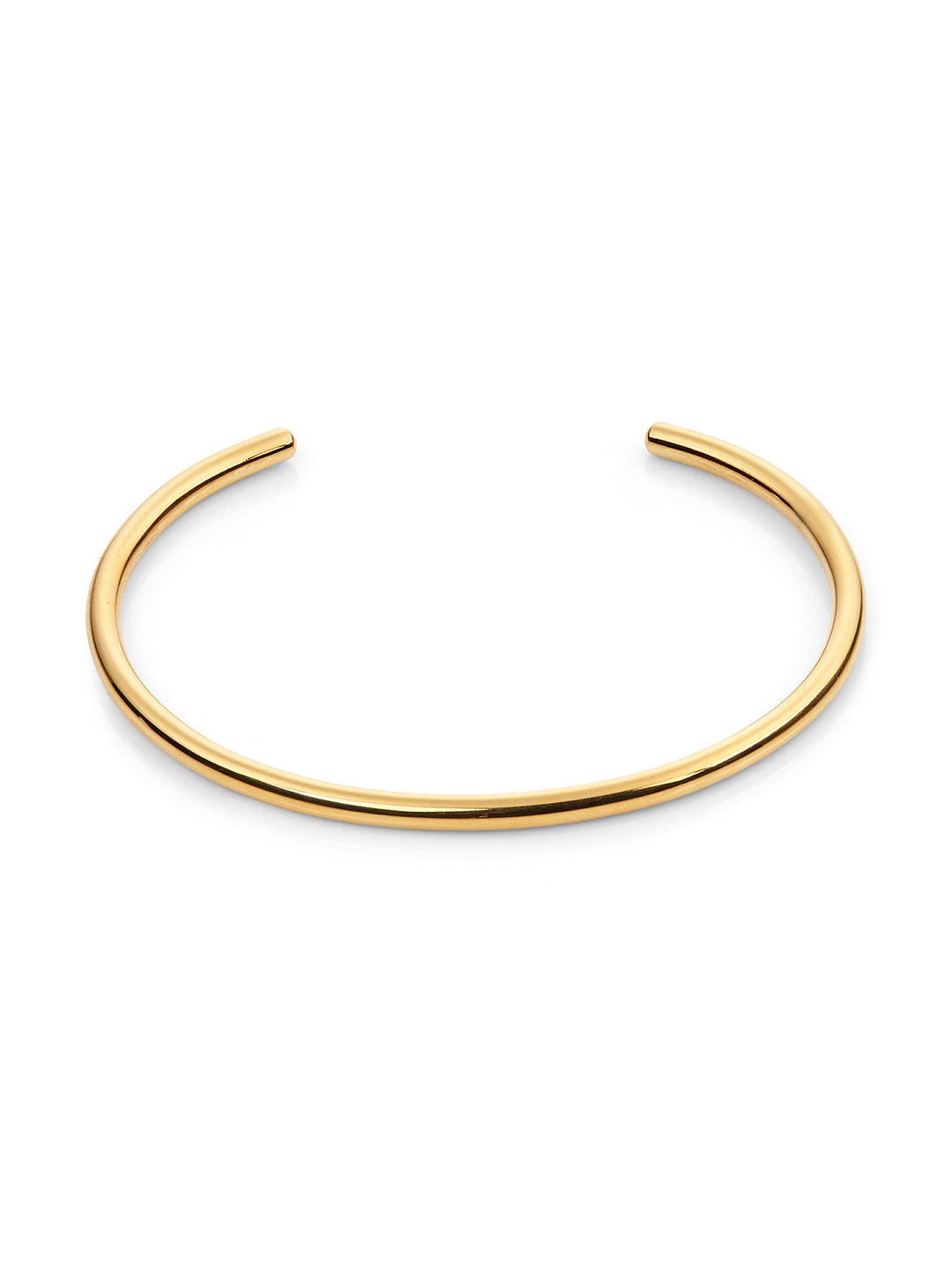 Waterproof Simple Gold Bangle Forever Lasting 18k Gold - Etsy