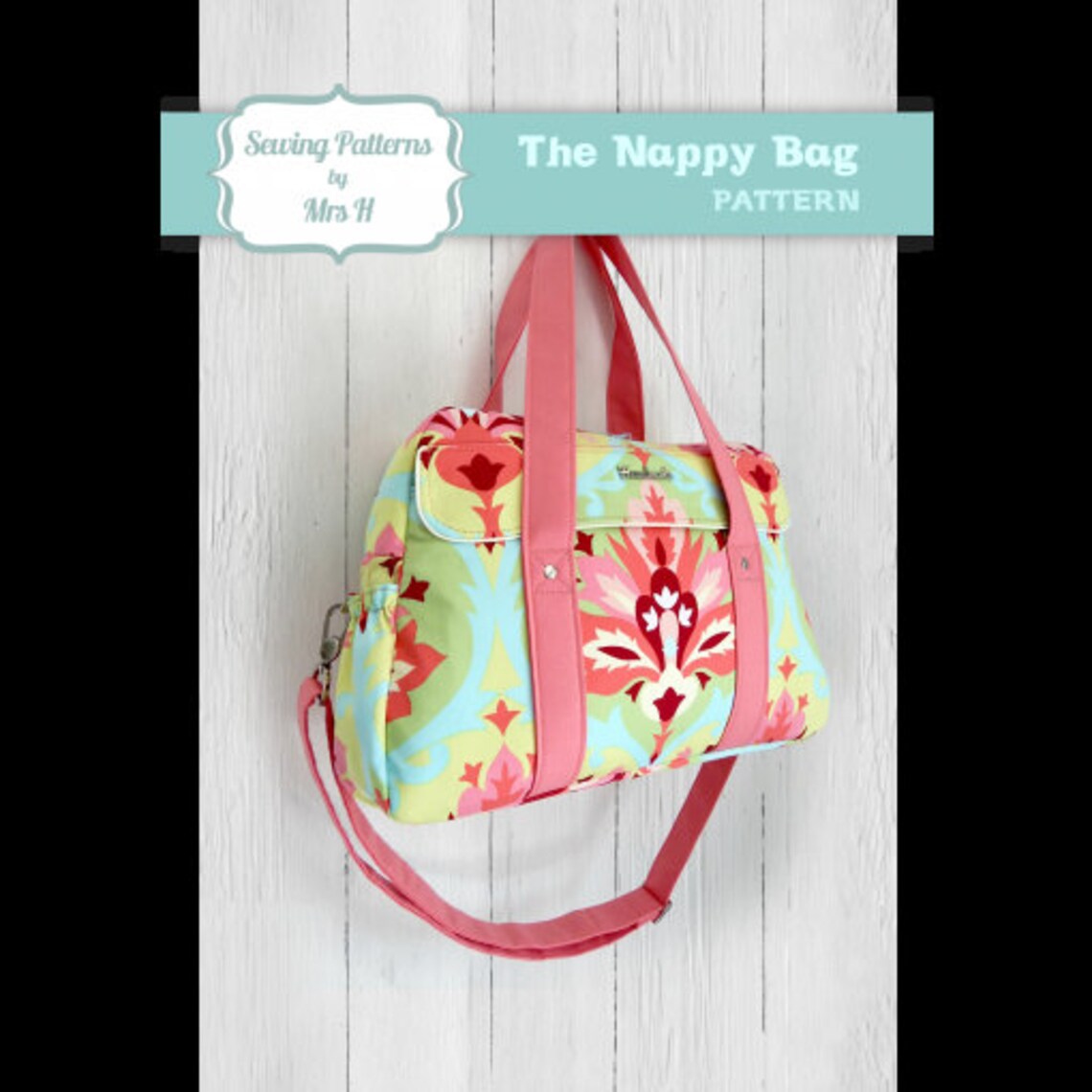 Womens Stylish the Nappy Bag Ladies Bag Sewing Pattern Fashion | Etsy