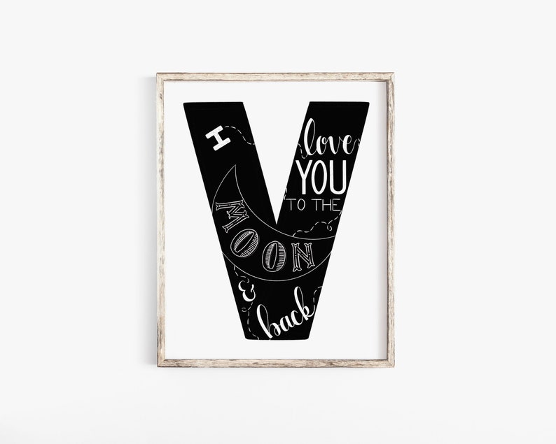 Letter Print Nursery Art Letter R Kids Room Art Alphabet Print Quote ...