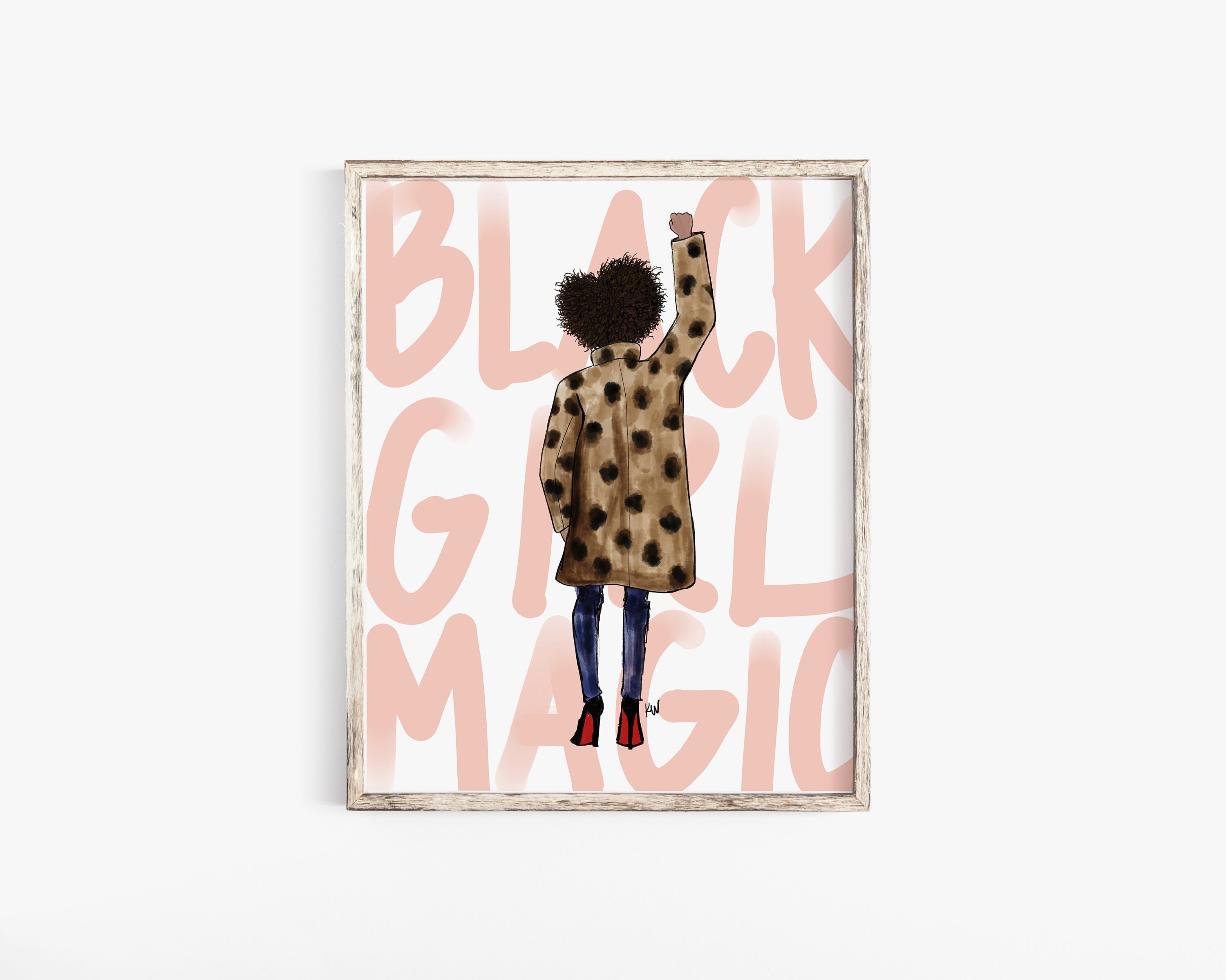Black Girl Magic Print - Etsy