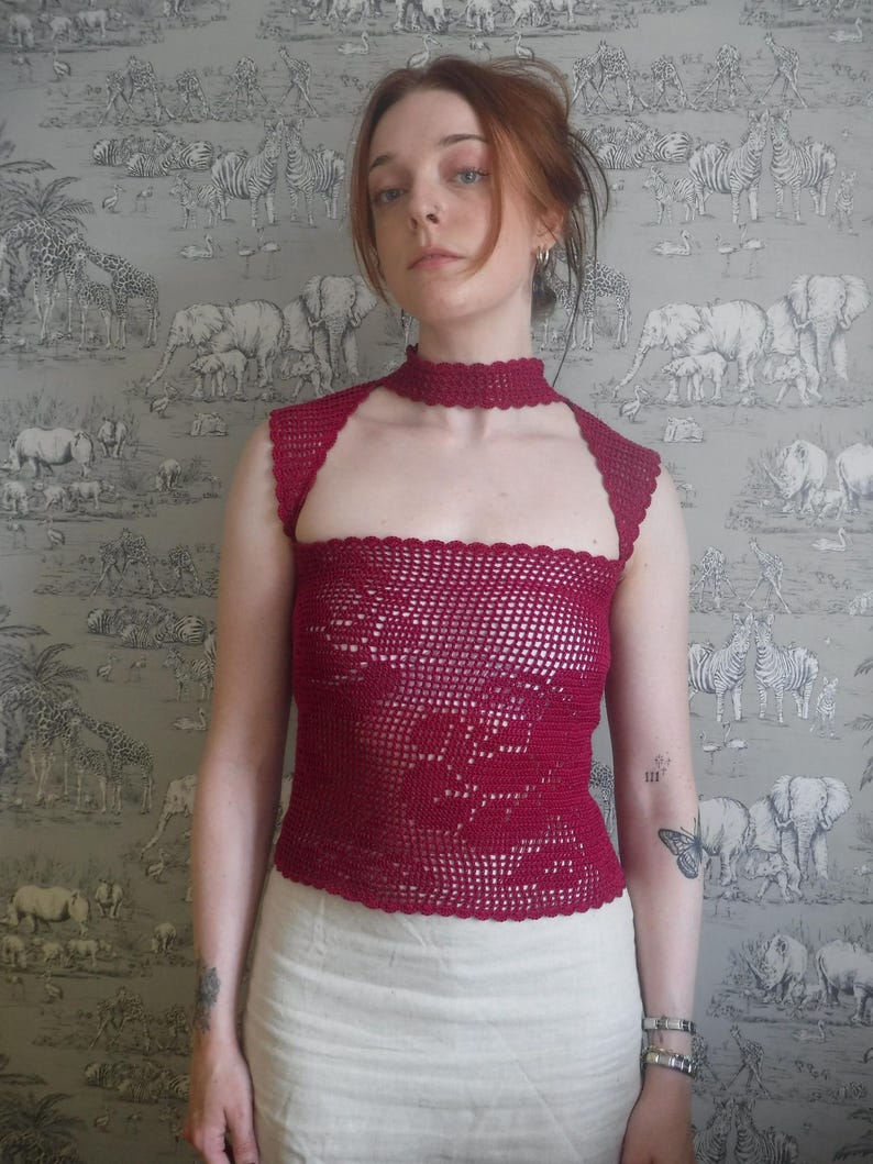 Floral Filet Crochet Pattern - Etsy