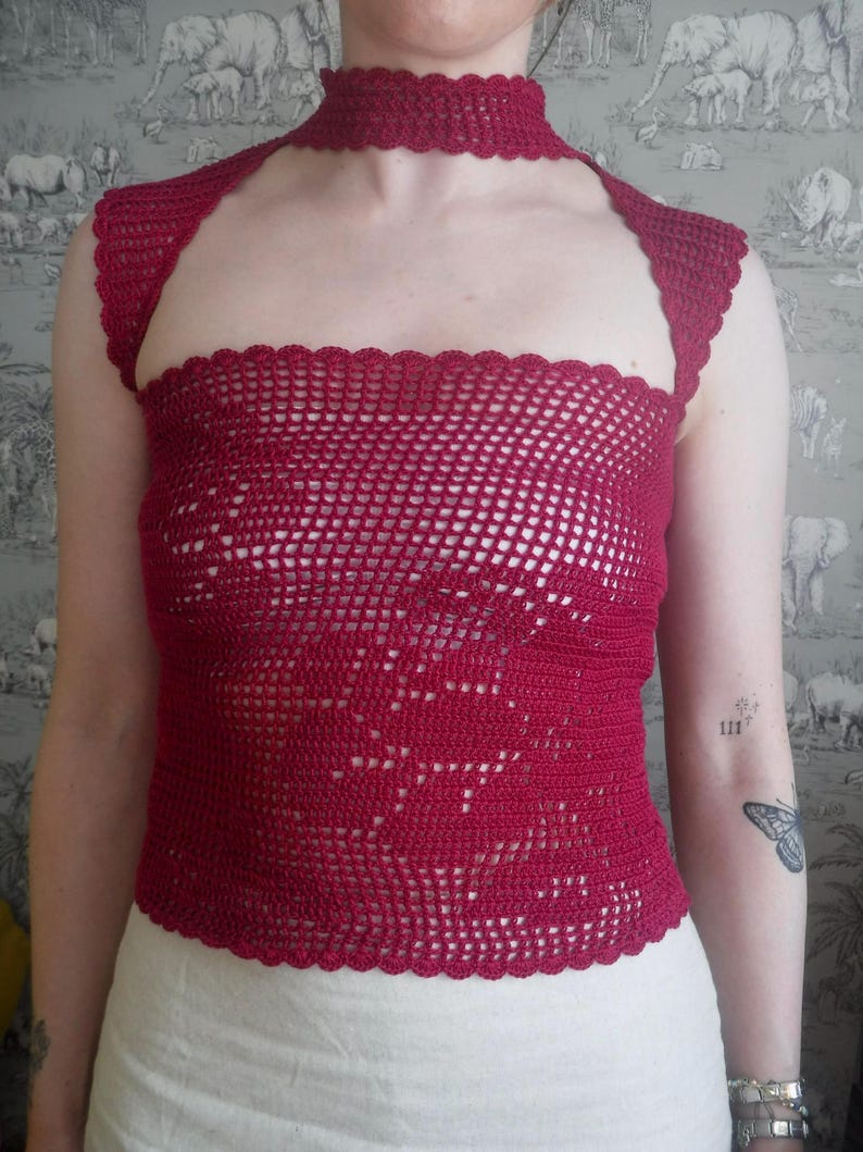 Floral Filet Crochet Pattern - Etsy