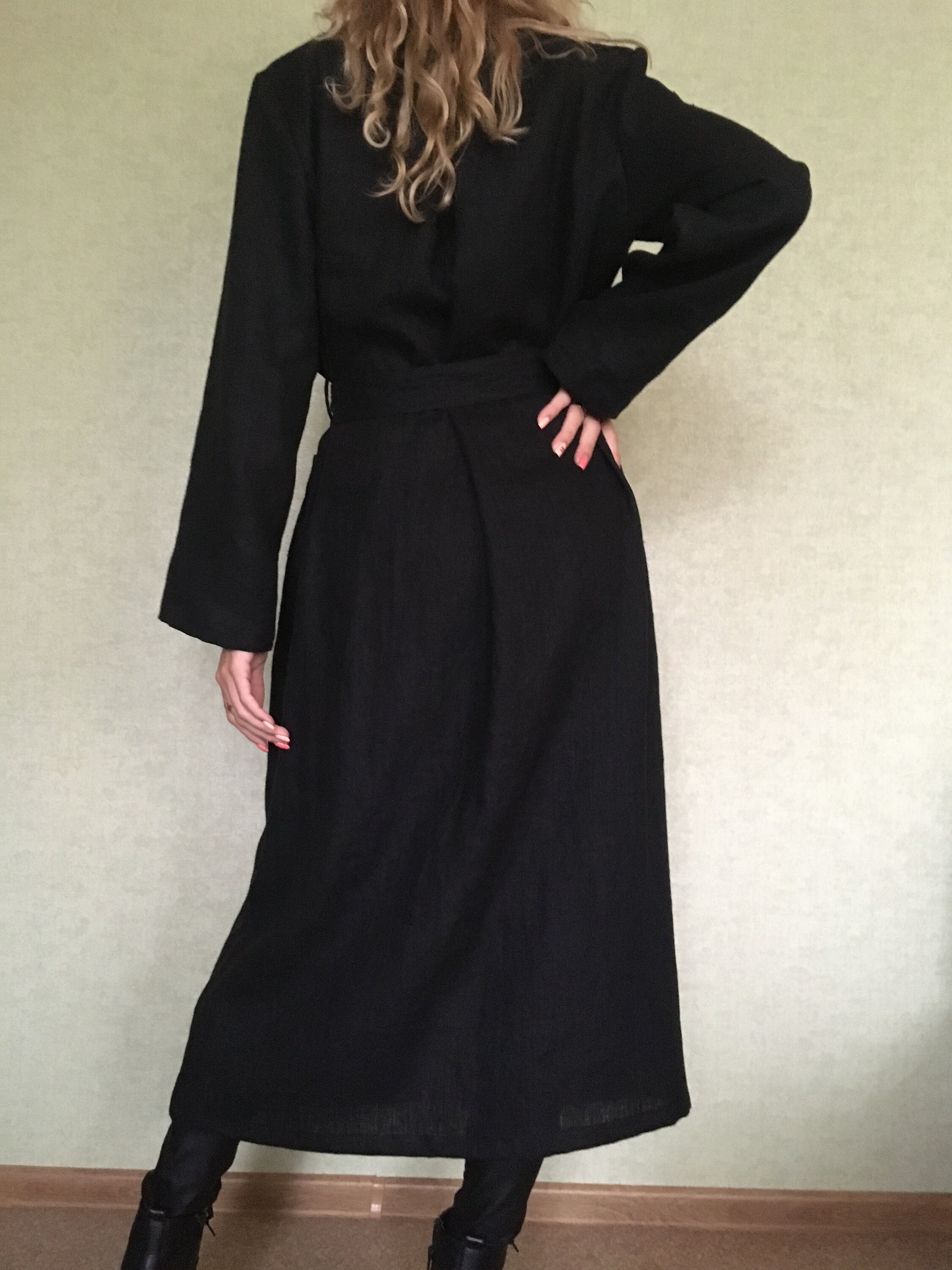 Linen Cardigan Jacket/linen Duster Coat/oversized Linen Jacket/linen ...