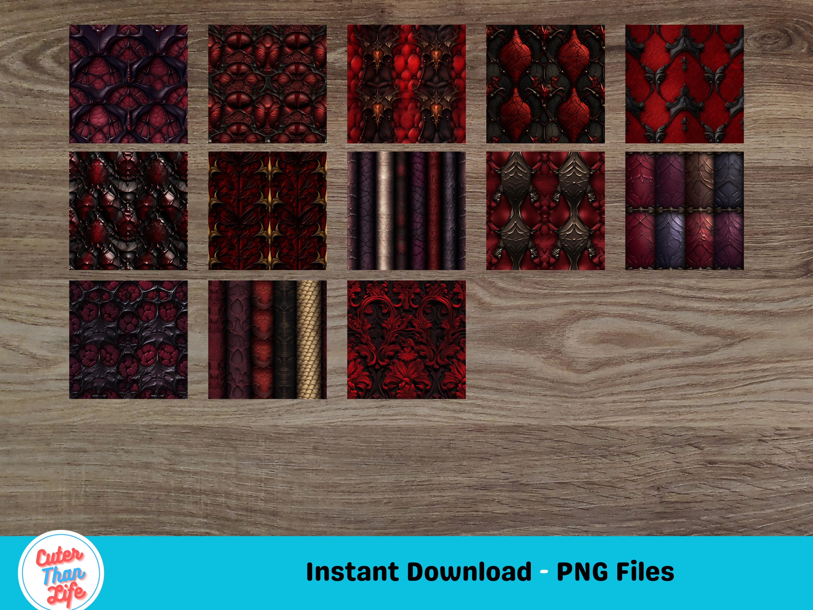 X28 Luxury Vampire Digital Paper, Halloween Digital Paper, Seamless ...