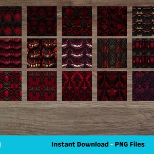 X28 Luxury Vampire Digital Paper, Halloween Digital Paper, Seamless ...
