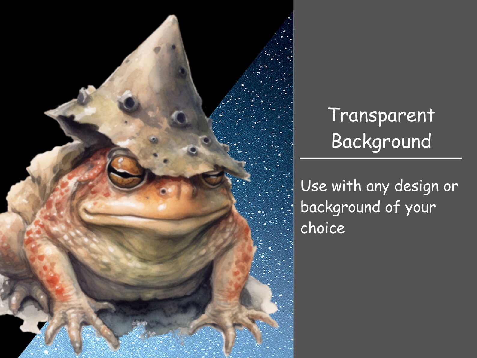 X30 Goblincore Toad Clipart, Frog Watercolor Clipart Bundle, Witchy ...