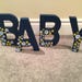 Decorative BABY Letters - Etsy