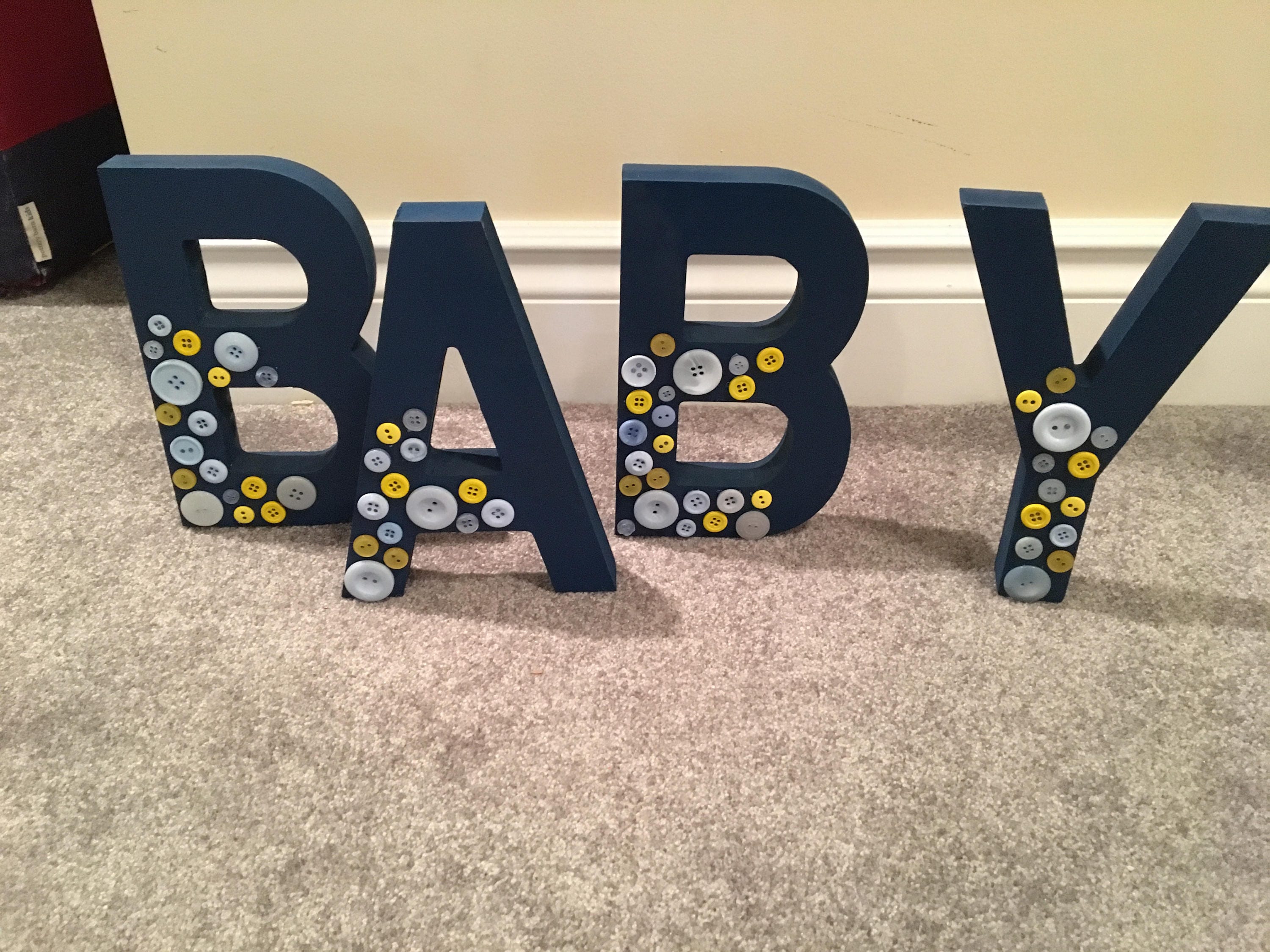 Decorative BABY Letters - Etsy