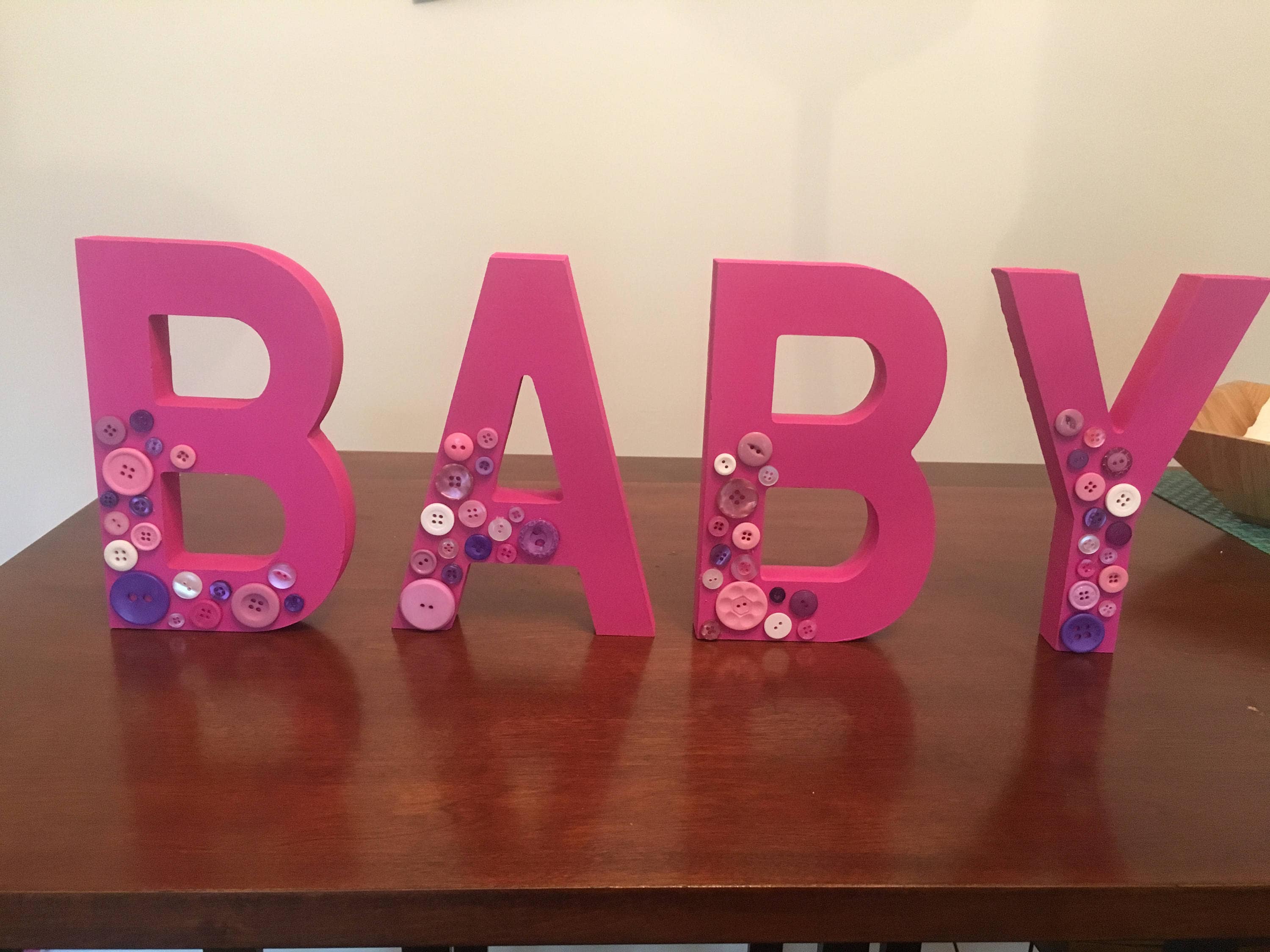 Decorative BABY Letters - Etsy