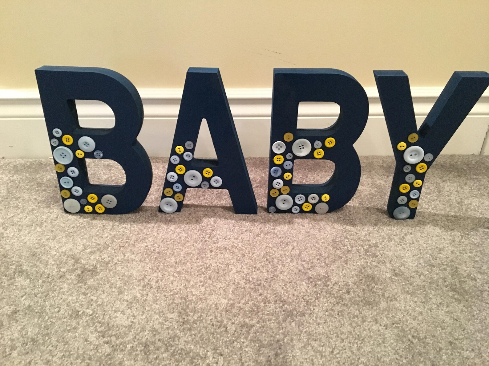 Decorative BABY Letters - Etsy