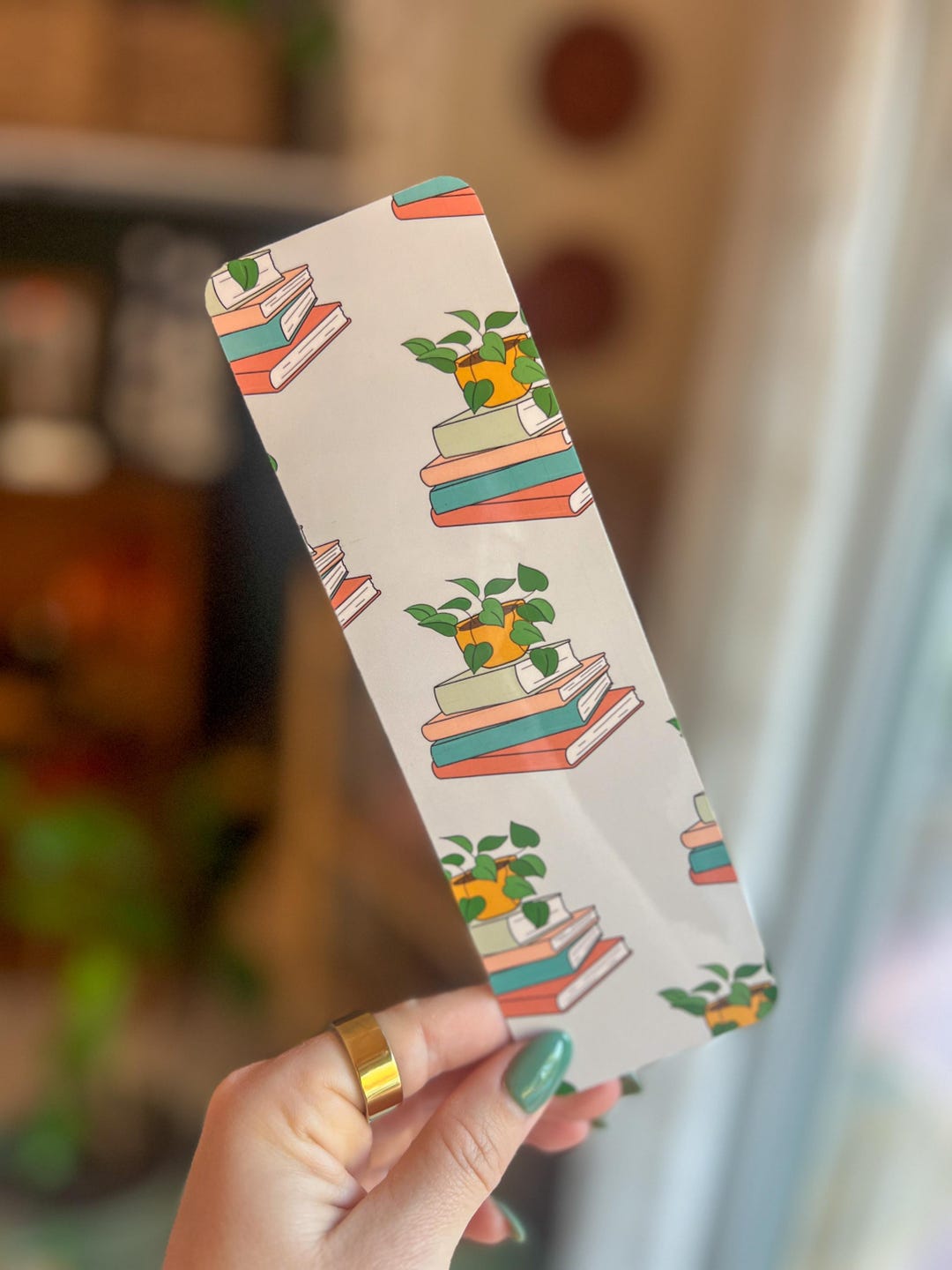 Vines & Spines | | Laminated Bookmark | Book Gift | Aesthetic Bookmarks ...