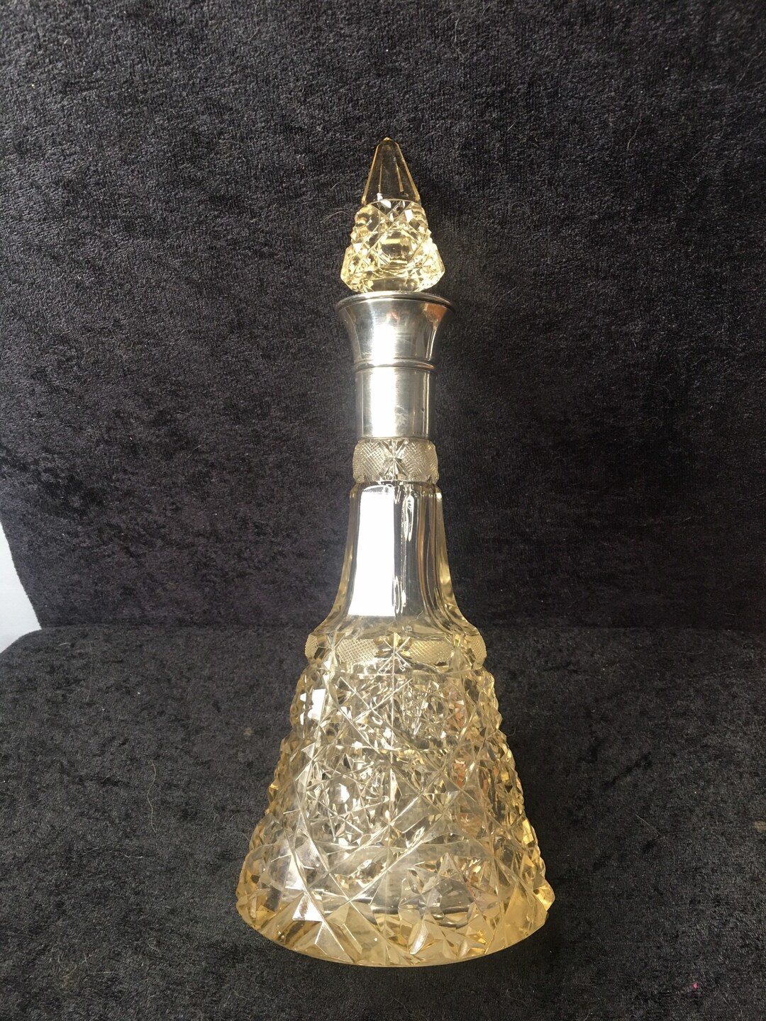 Antique Huge Very Rare Wolfsky and Co Victorian Champagne Hobnail Glass ...