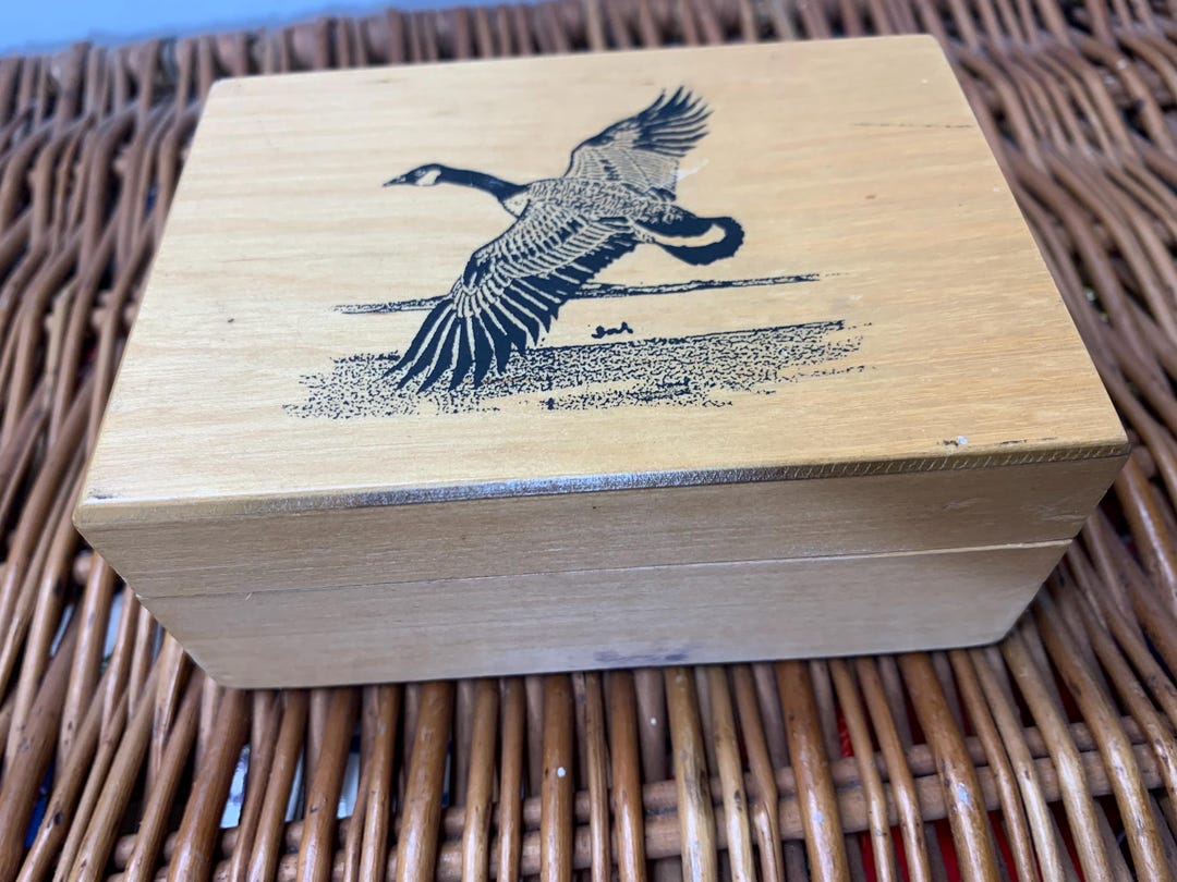 Vintage Canadian Goose Stamped Wooden Box Made in Canada - Etsy
