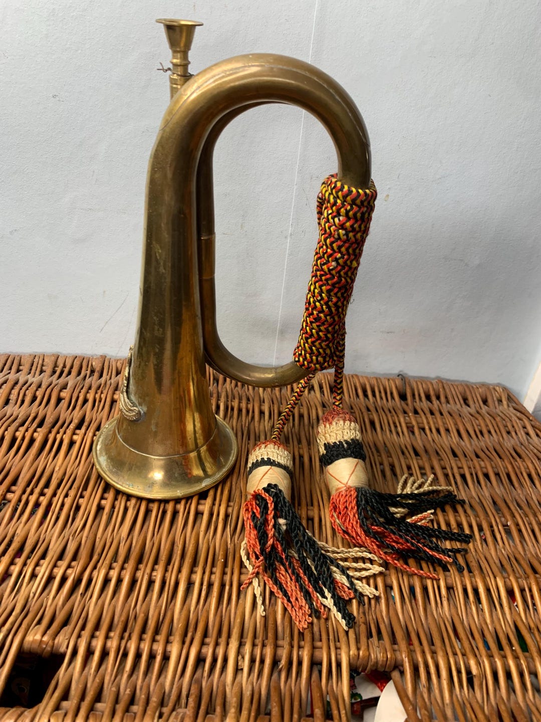 Vintage Brass Scottish Highlanders Military Argyll & Sutherland Bugle ...