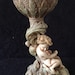 Rare Antique Italian Alabaster Cherub Floral Flower Arrangement Stand ...