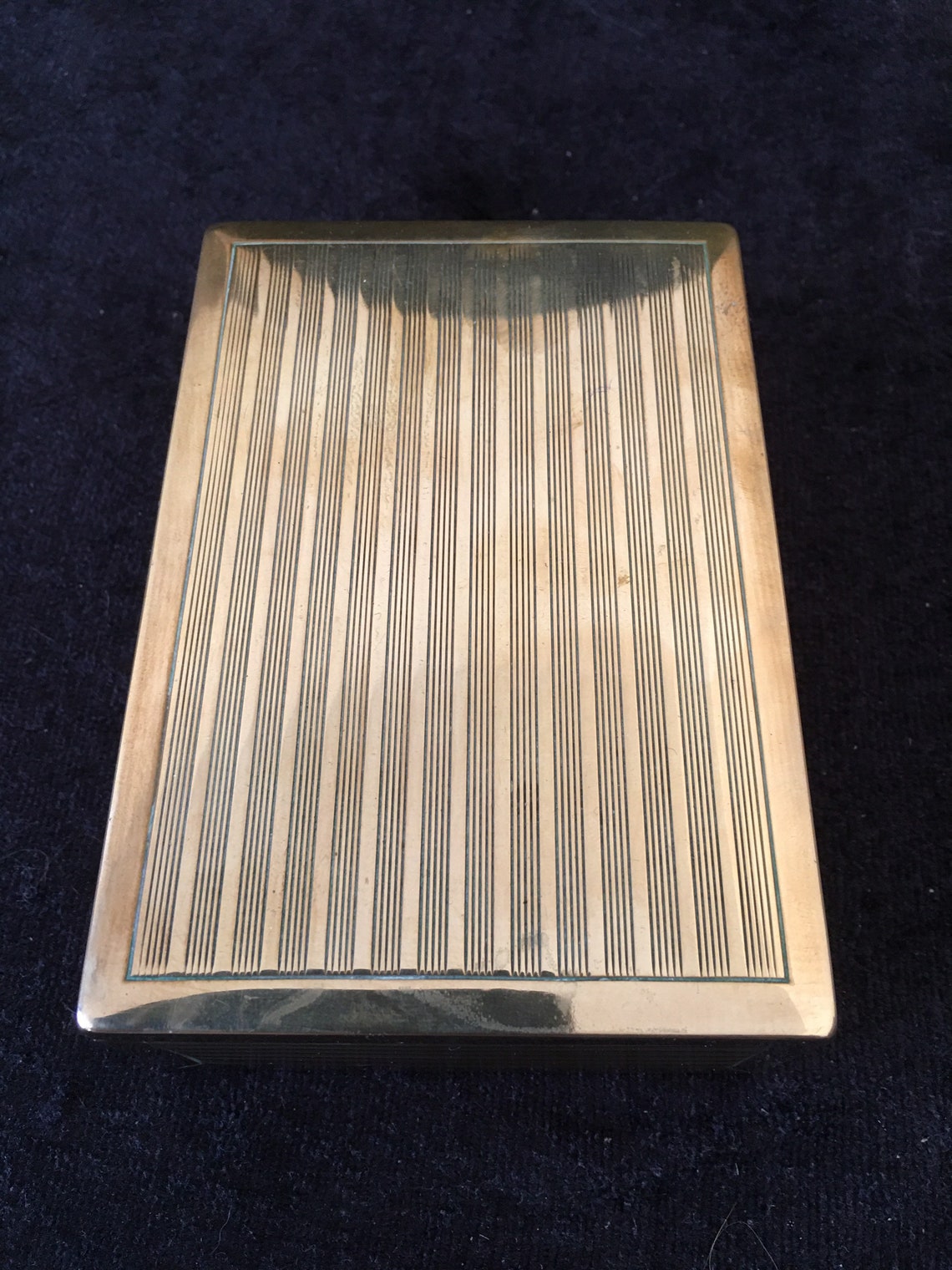 Vintage State Express Brass Cigarette Box - Etsy