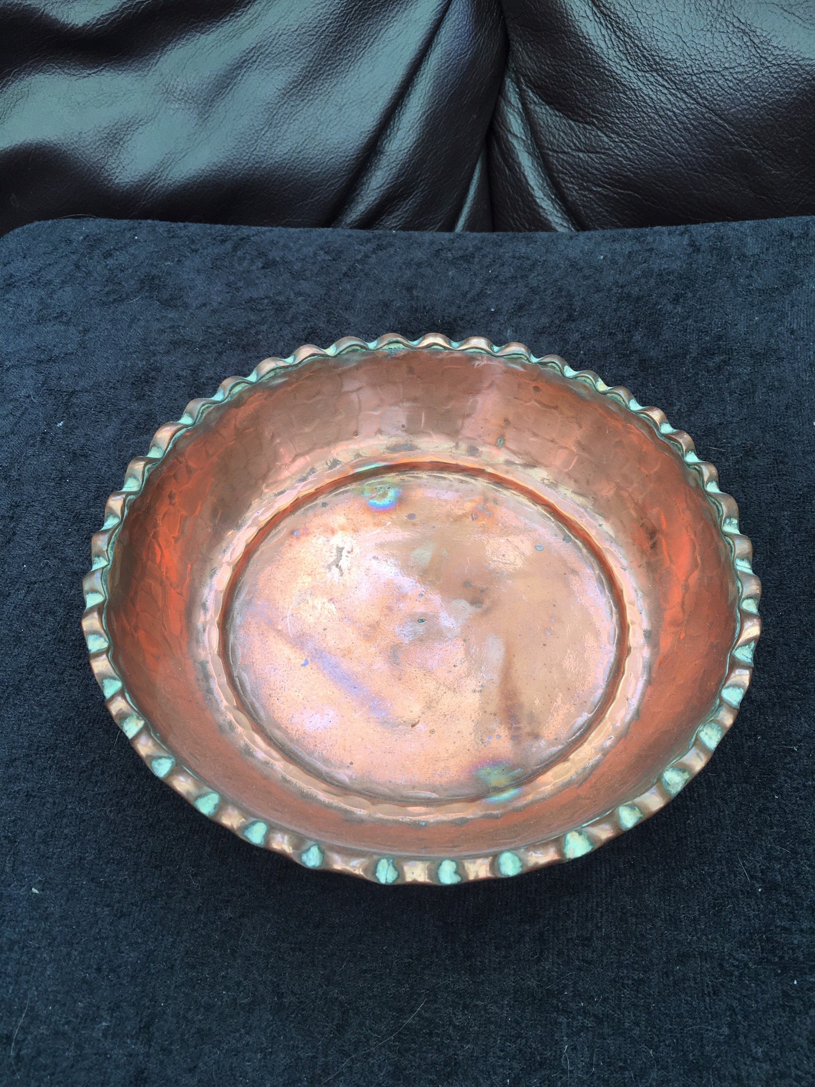 Rare Antique Large and Small Solid Copper Quiche / Flan - Etsy UK
