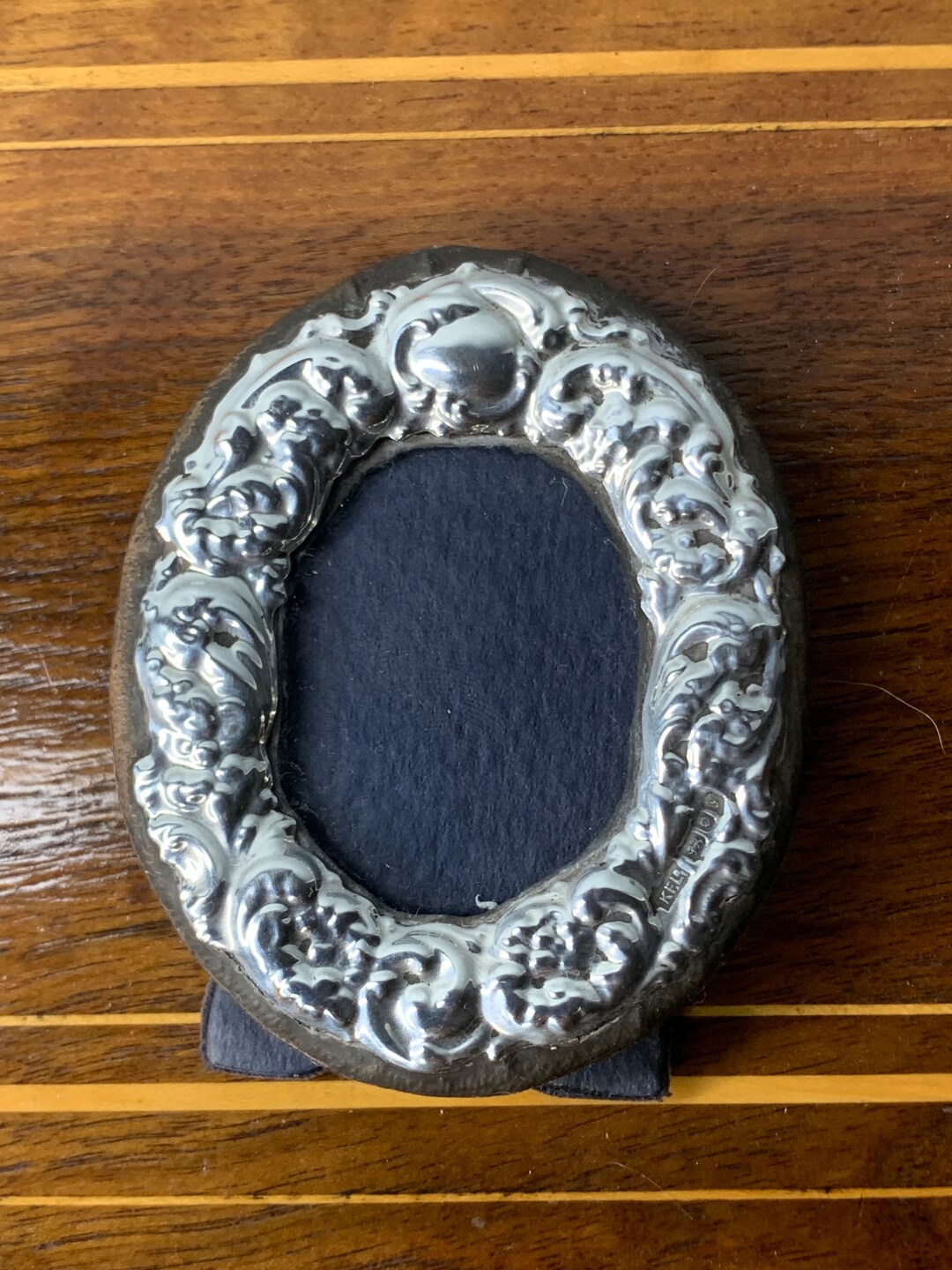 Vintage Sterling Silver Oval Photo Frame 1983 by Keyford Frames Limited ...