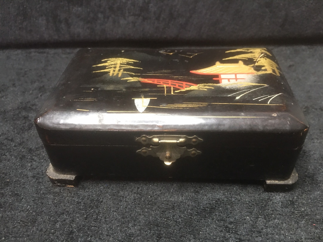 Antique Small 1930/1940s Daysun Japanese Jewellery Box - Etsy