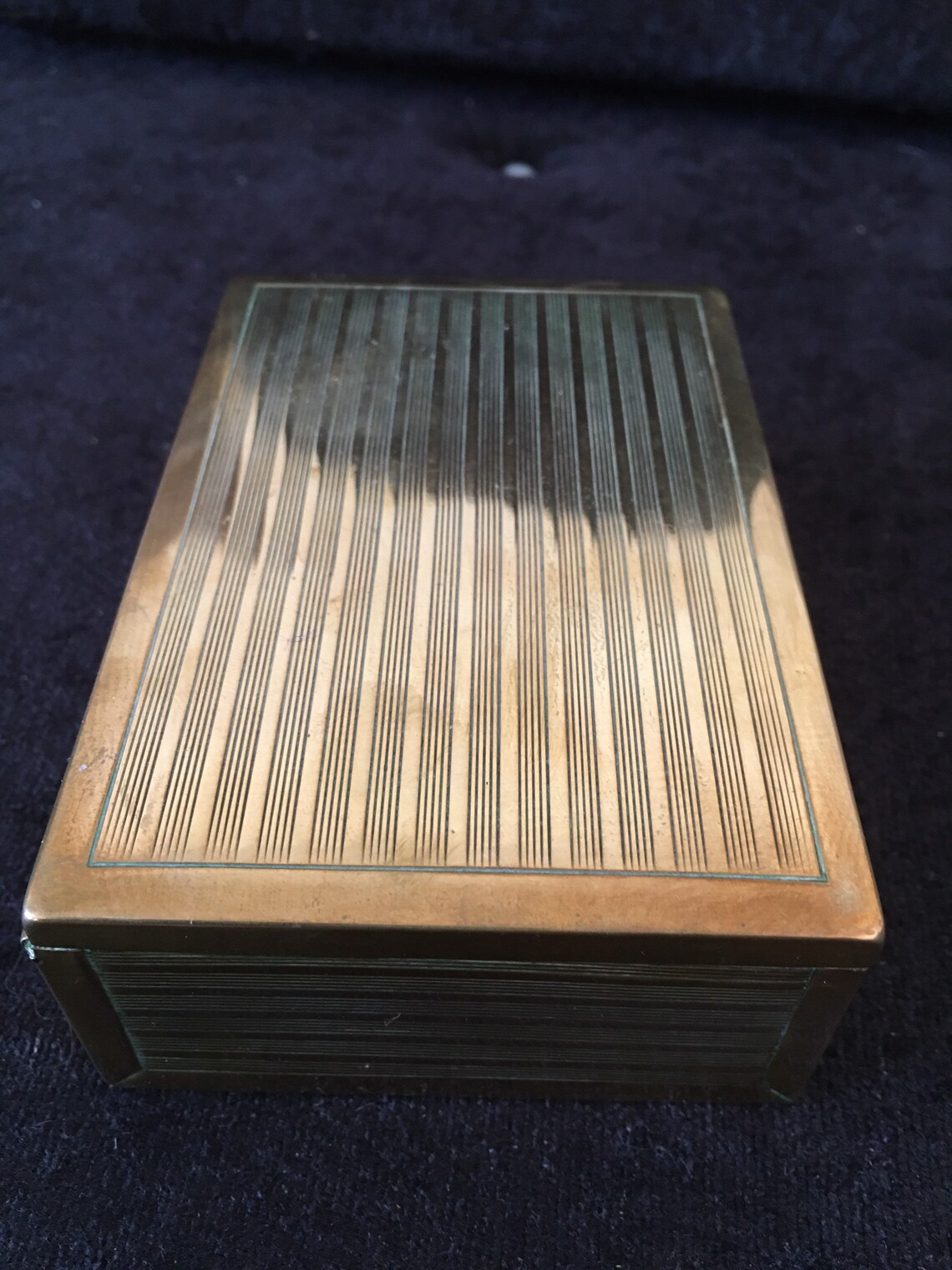 Vintage State Express Brass Cigarette Box - Etsy