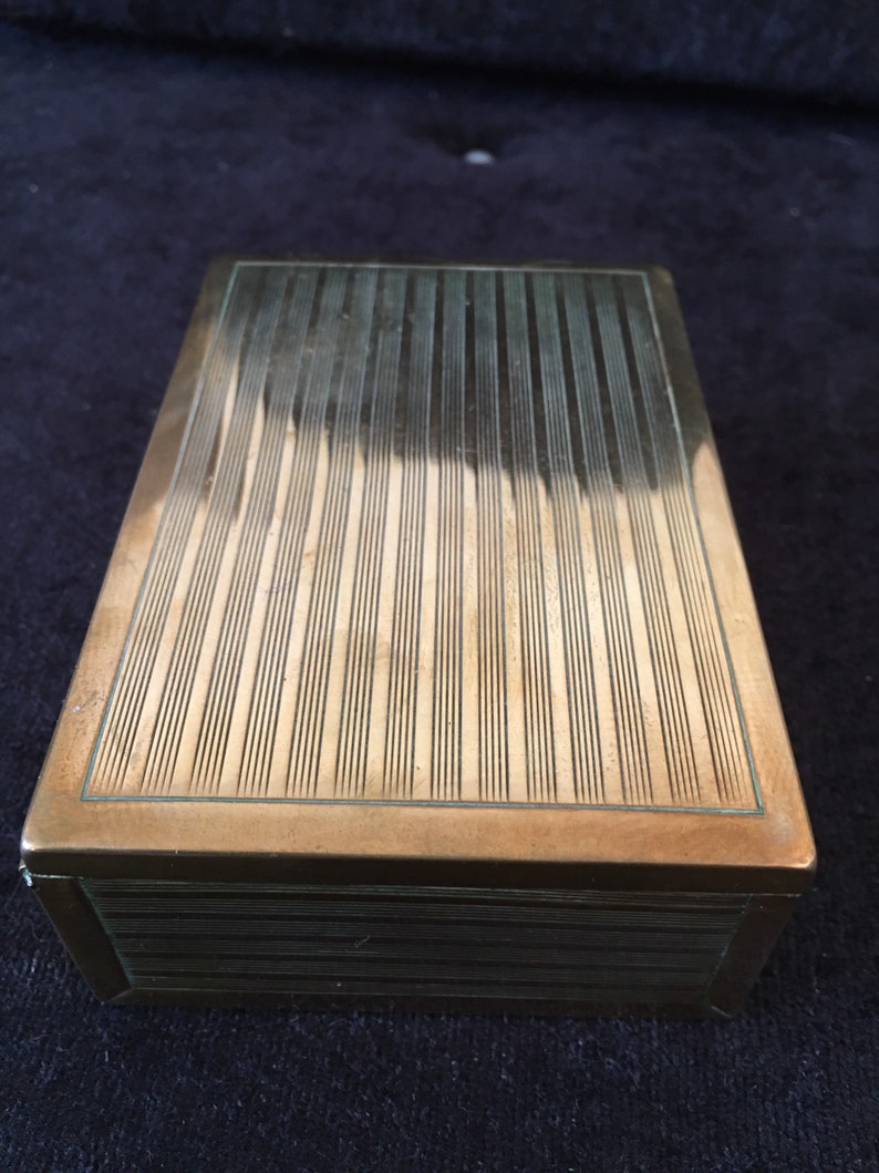Vintage State Express Brass Cigarette Box - Etsy