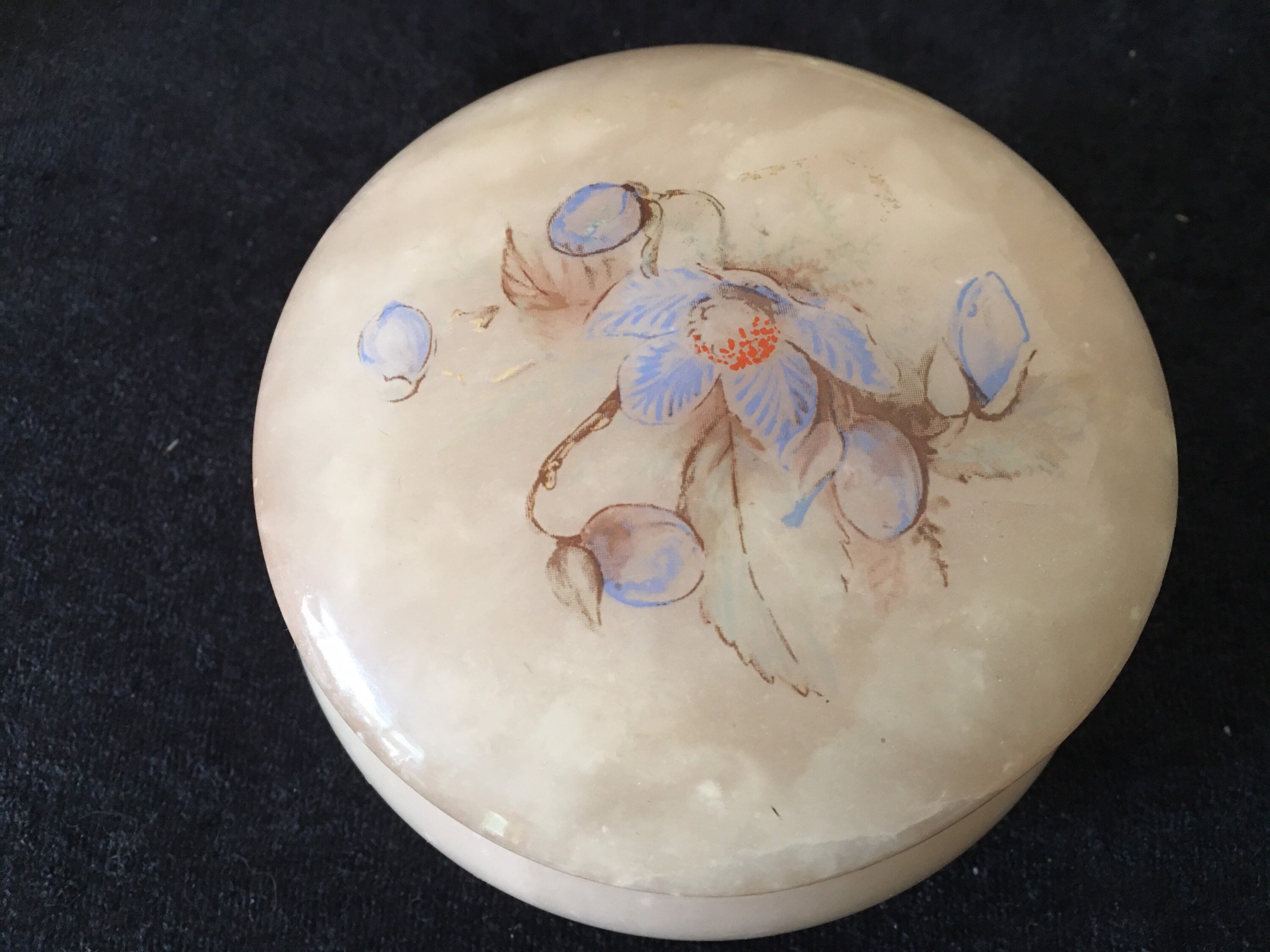 Vintage 1950s Alabaster Ladies Dressing Table Pots - Etsy UK