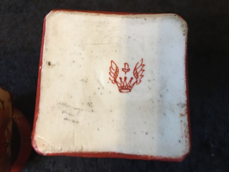 Very Rare and Early Antique Porcelain Inkwells Dish and Stand - Etsy