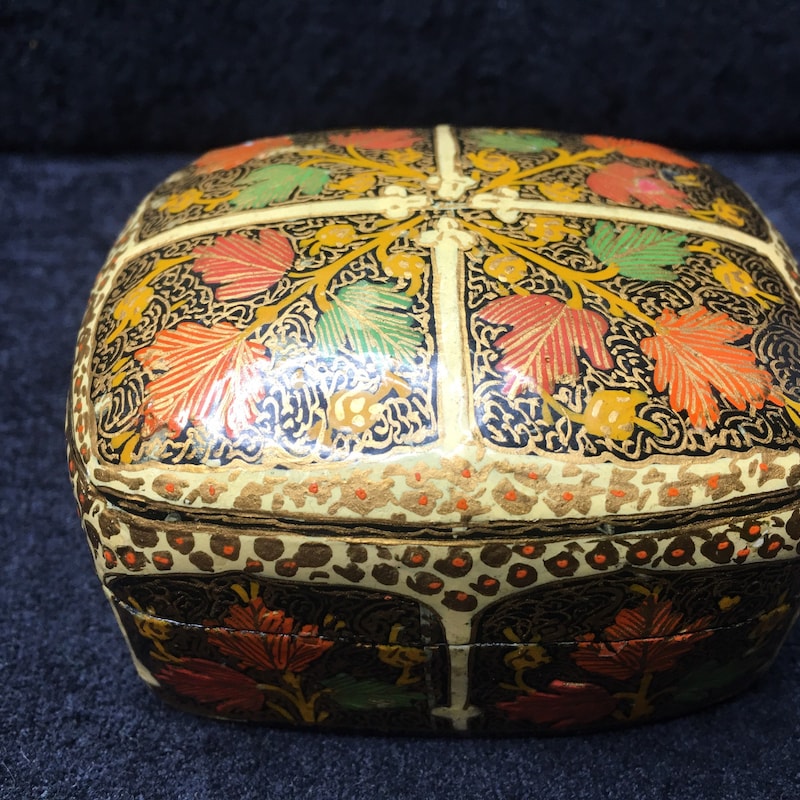 Kashmir Lacquer Box - Etsy