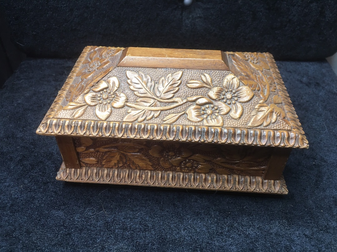 Vintage Rare and Truly Exceptional Black Forest Carved Music Box - Etsy