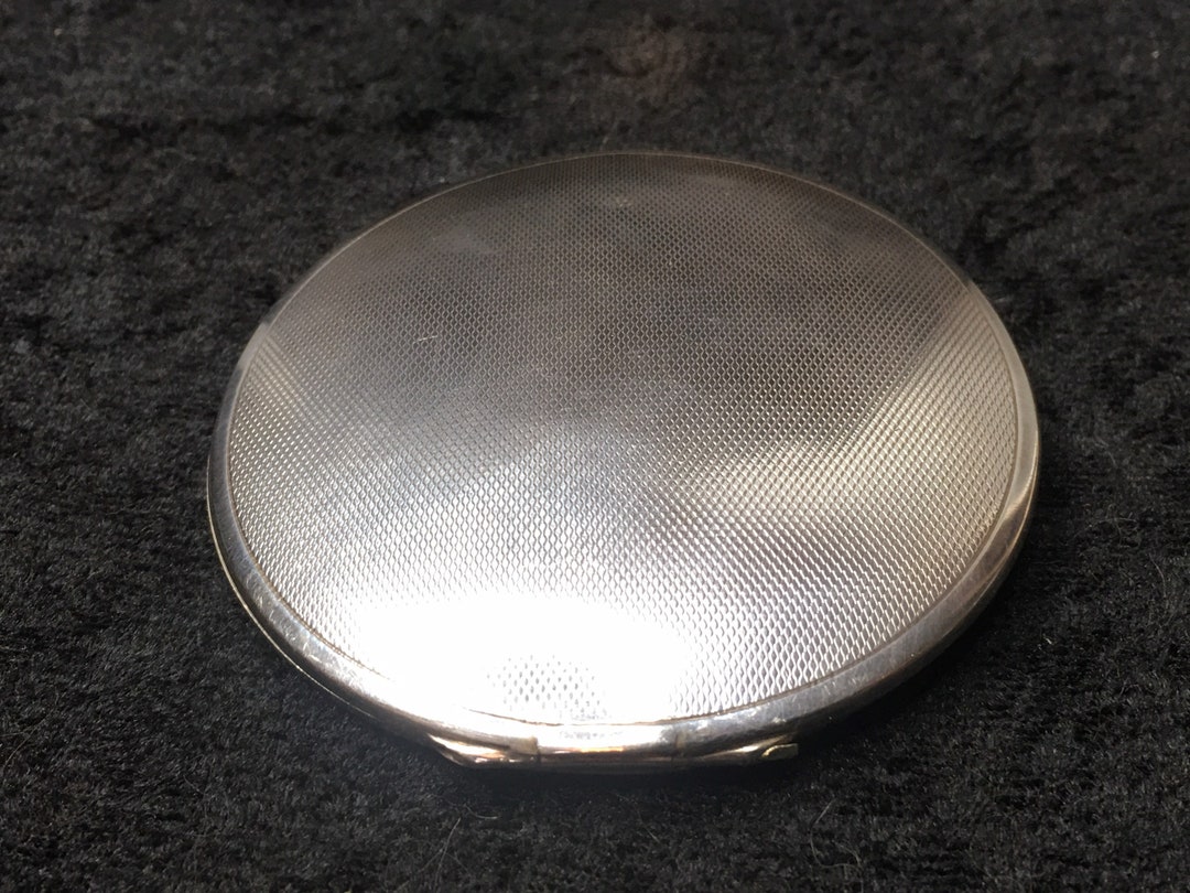 Stunning Vintage Solid Sterling Silver Powder Compact Case by Deakin ...