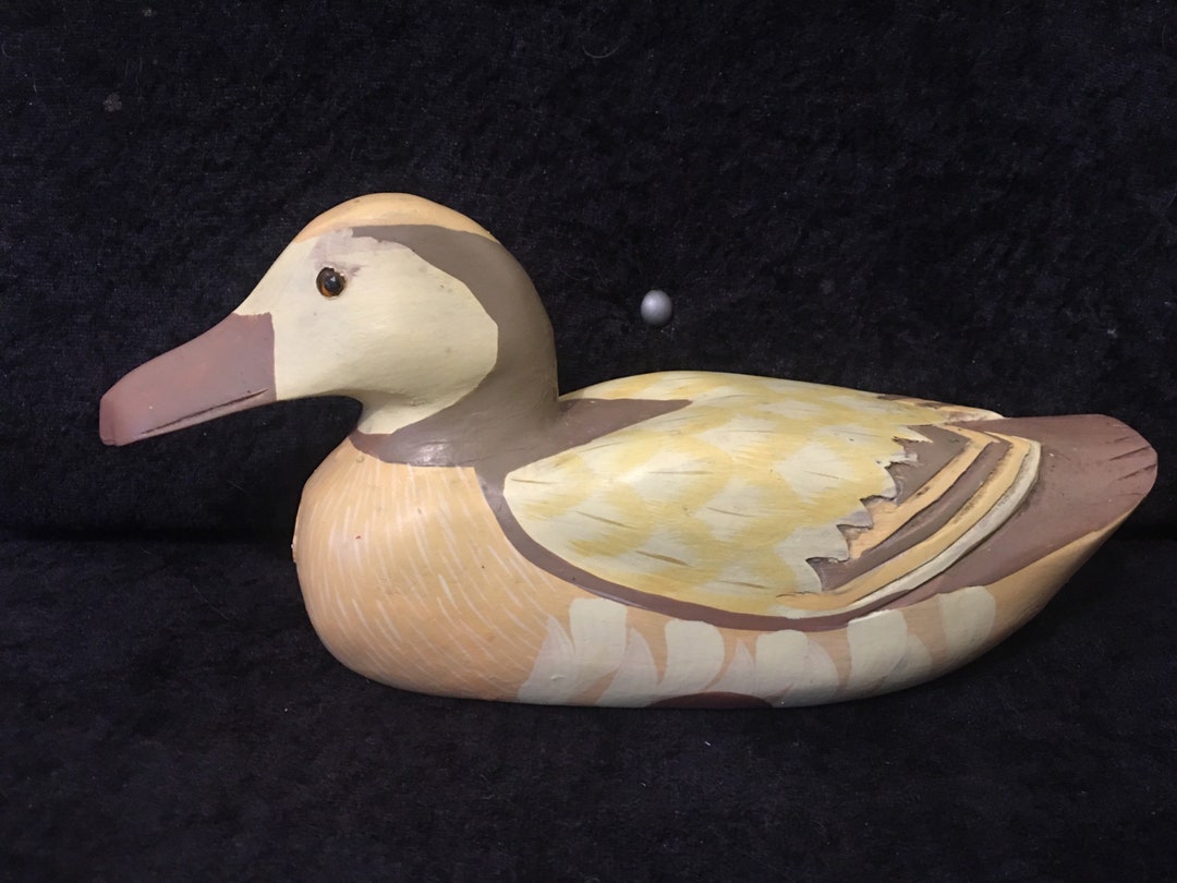 Grande anatra germano reale in legno vintage - Etsy Italia