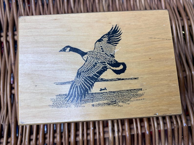 Vintage Canadian Goose Stamped Wooden Box Made in Canada - Etsy