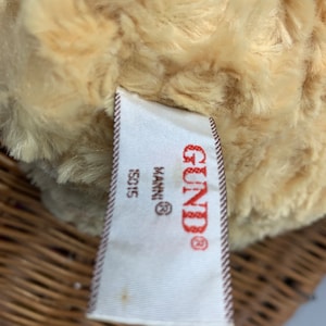 Vintage Gund Manni 15015 Soft Plush Bear - Etsy