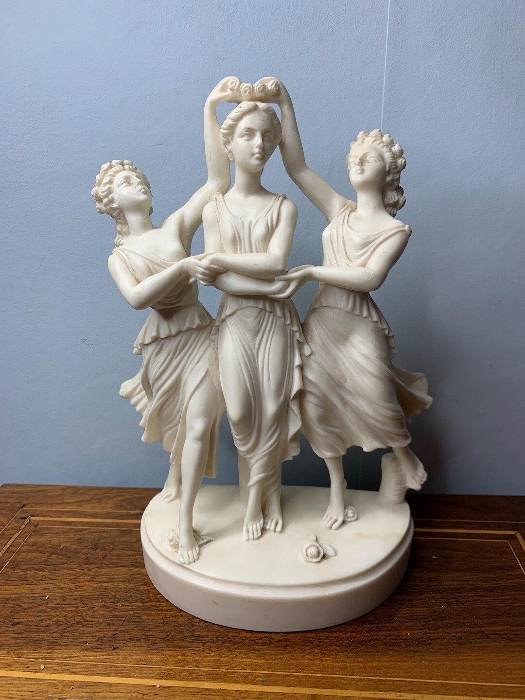 Vintage Alabaster 3 Graces Goddesses From Sandro - Etsy
