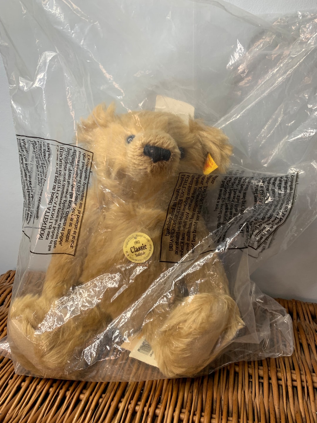Vintage STEIFF 1903 Mr Cinnamon Classic Mohair Teddy Bear 30cm 000186 ...