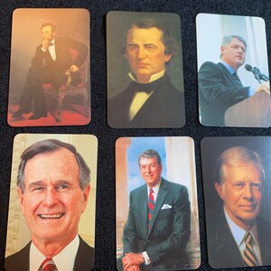 Vintage Presidents of the United States Cards - Etsy