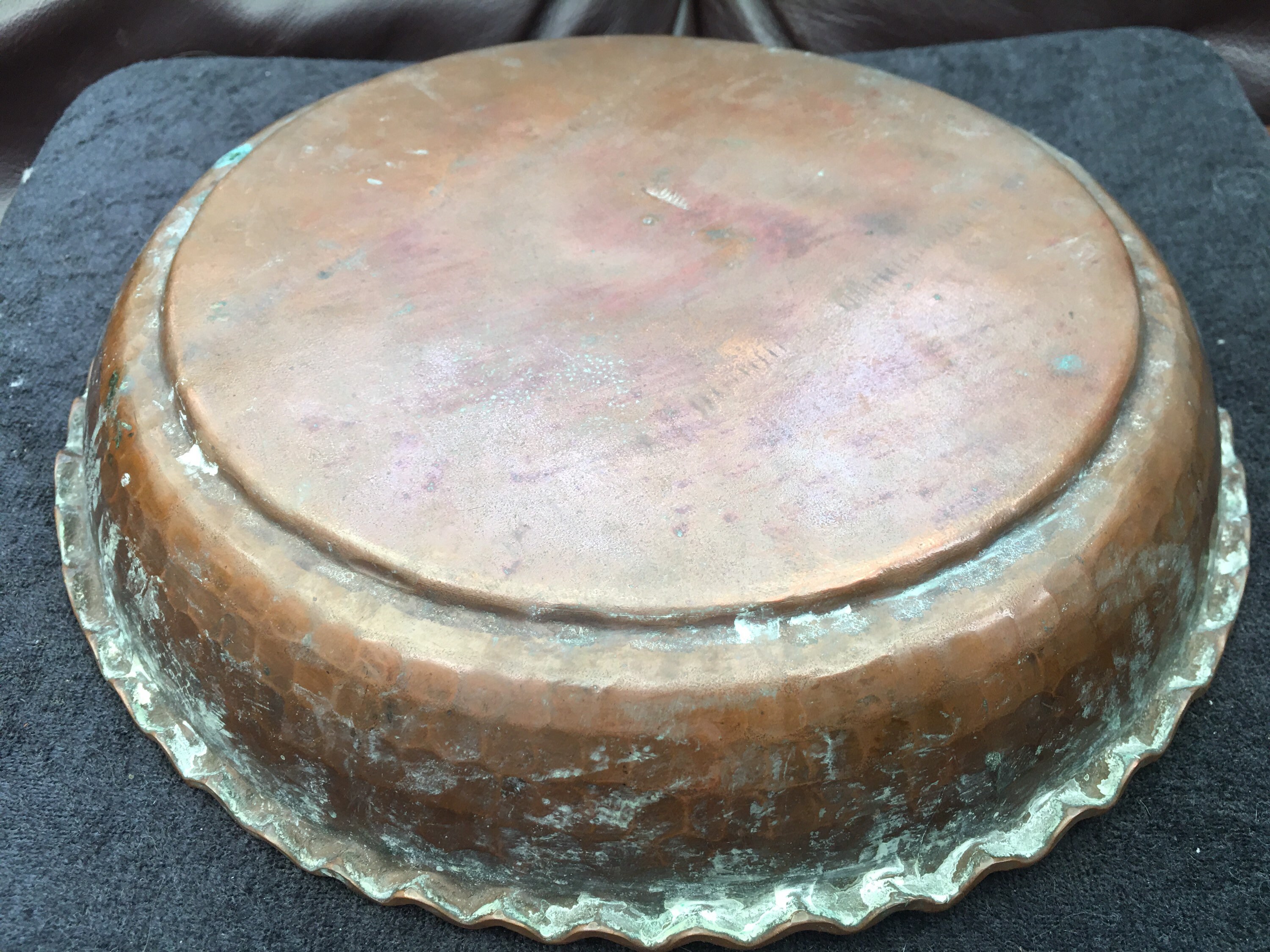 Rare Antique Large and Small Solid Copper Quiche / Flan - Etsy UK