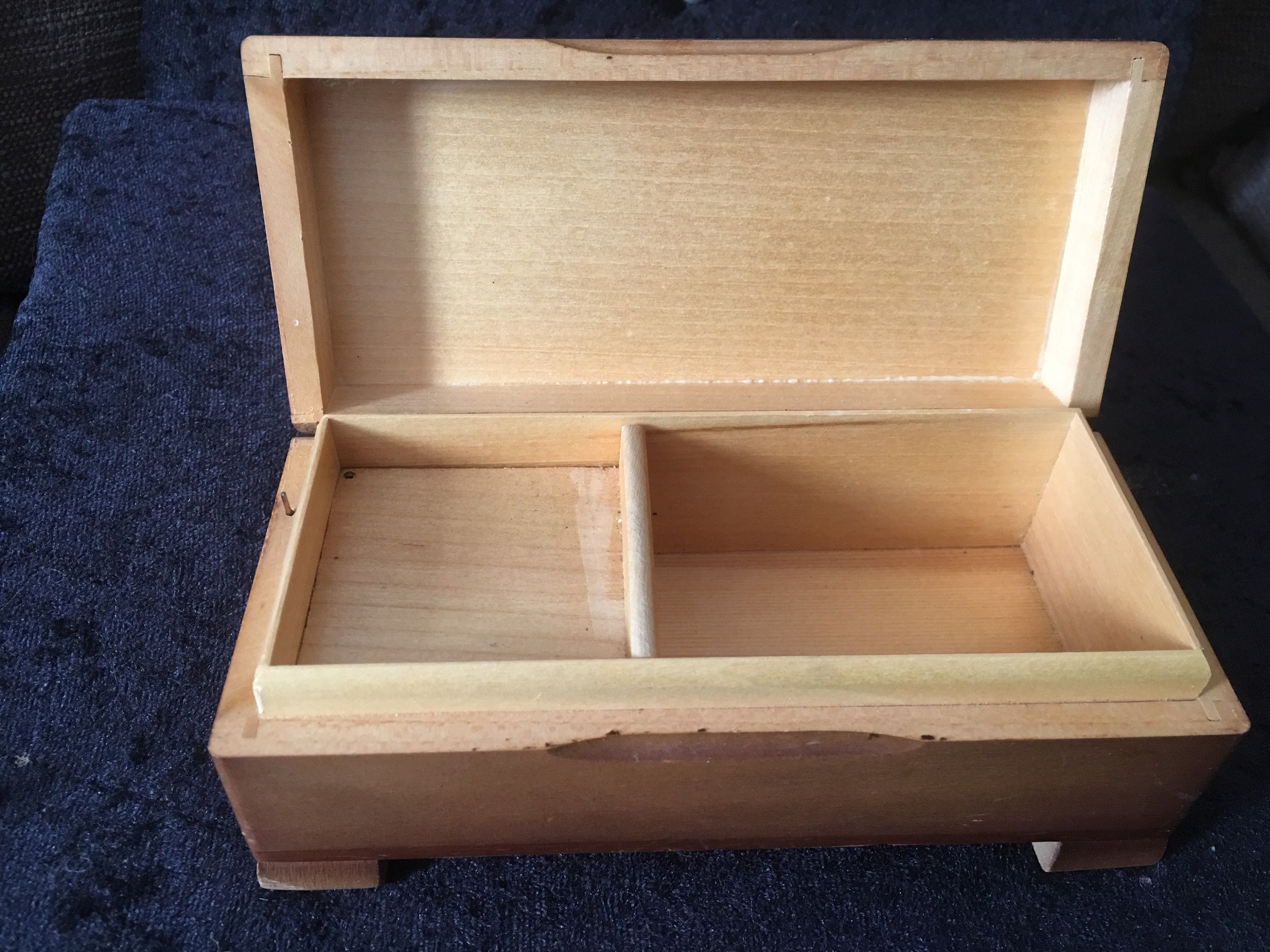 Vintage Black Forest Music Box With Edelweiss Carved Wooden - Etsy UK