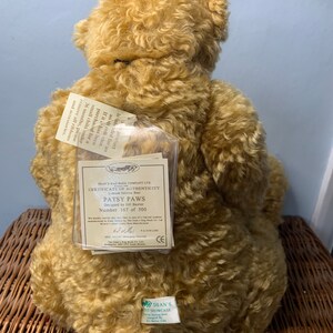 Vintage Deans Patsy Paws Showcase Artist Bear by Jill Baxter Limited ...