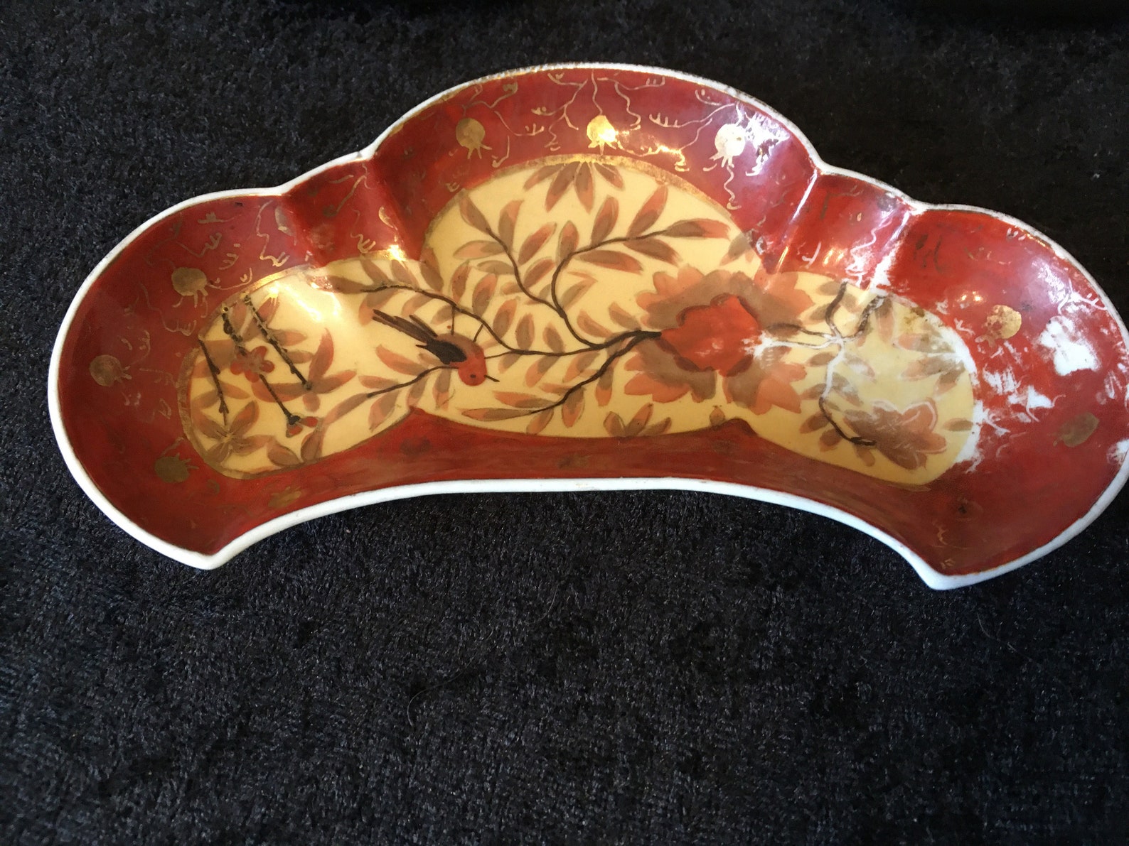 Very Rare and Early Antique Porcelain Inkwells Dish and Stand | Etsy