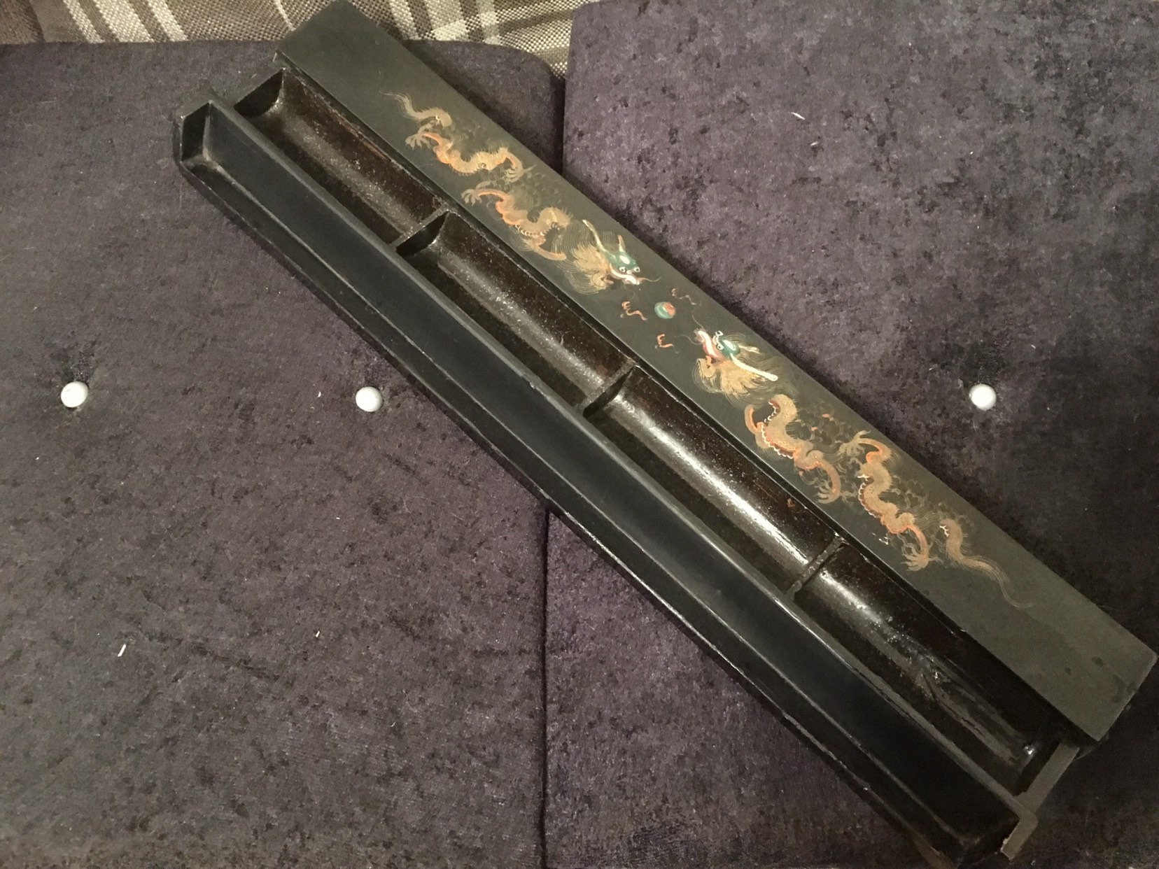 Rare Antique Japanese Lacquer Ware Paint Box / Writing Box - Etsy