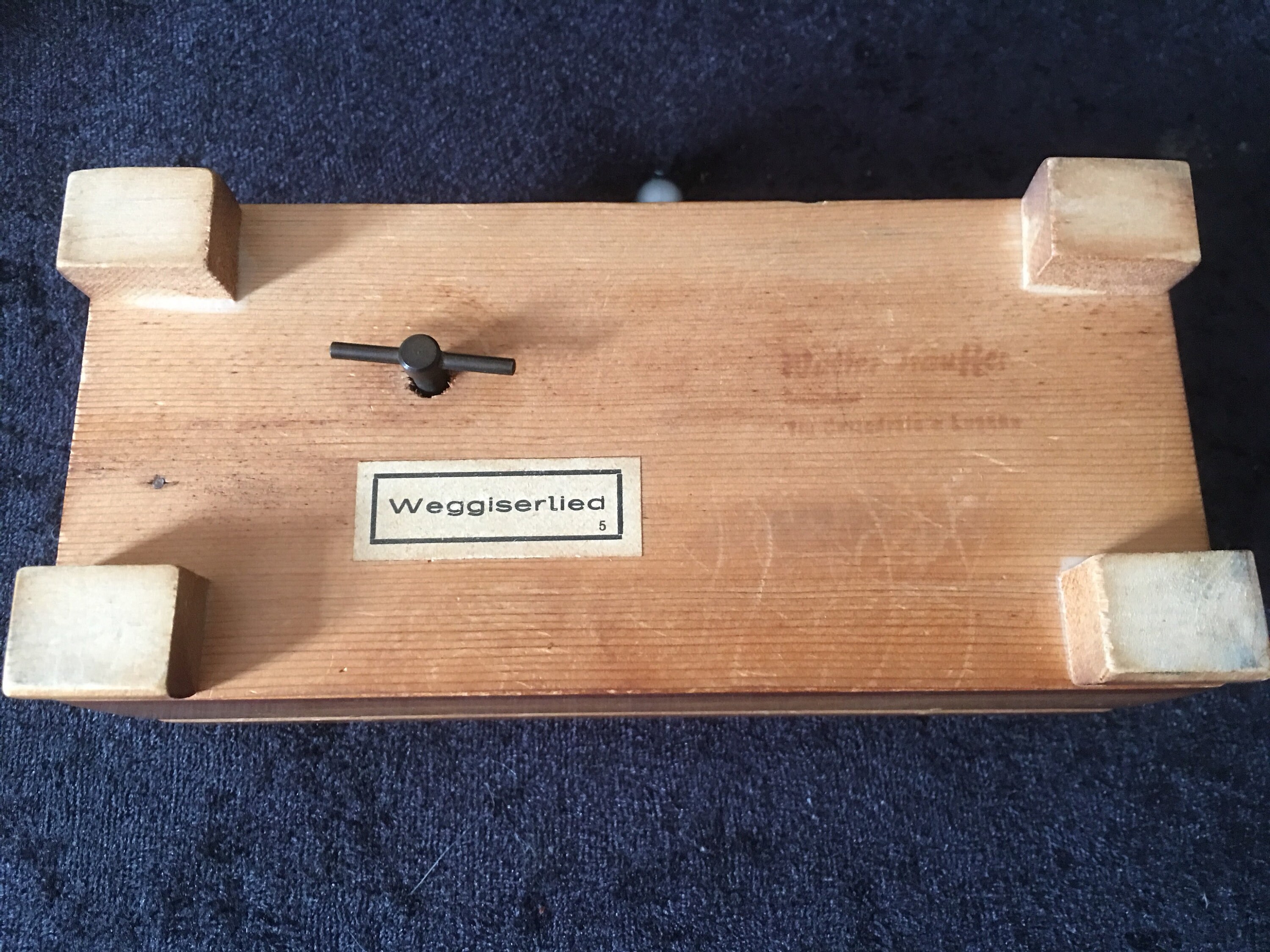 Vintage Black Forest Music Box With Edelweiss Carved Wooden - Etsy UK