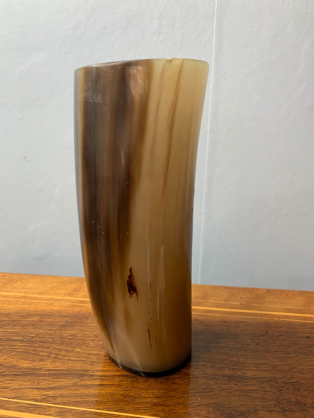 Vintage Cow Horn Beaker / Cup - Etsy