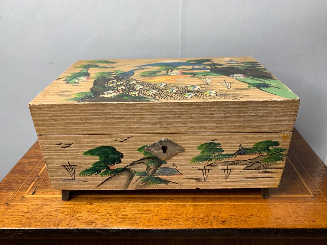 Vintage Large 1940/1950's Daysun Japanese Music Jewellery Box - Etsy